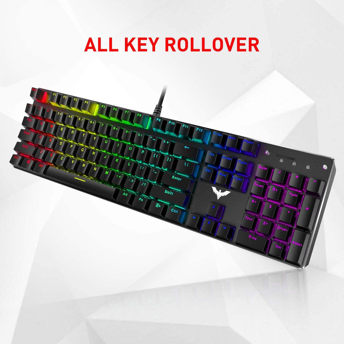 HAVIT KB393L Mechanical Gaming Keyboard and Mouse Combo 104 Keys with