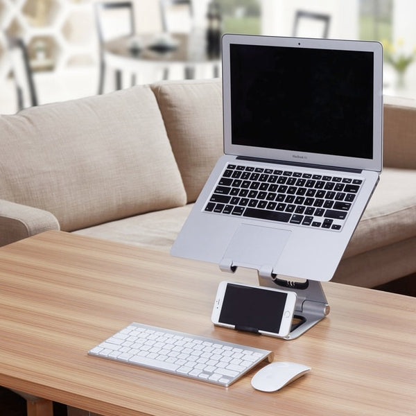 Apex Stand, Ergonomic Laptop Stand, Portable, Aluminum, Kickstarter Pr