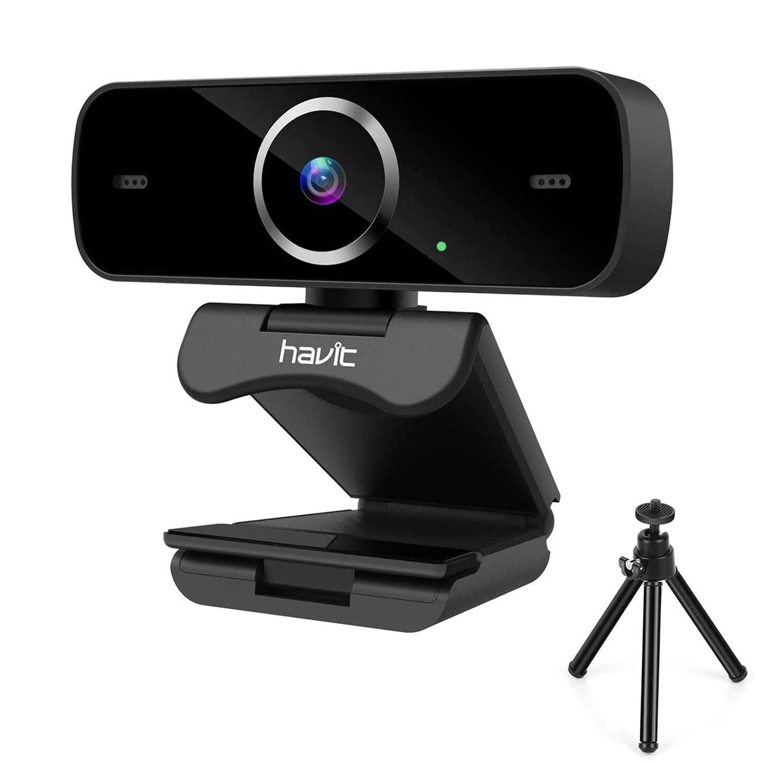 HAVIT® C1096 1080P HD Webcam With Built-In Mic & Tripod
