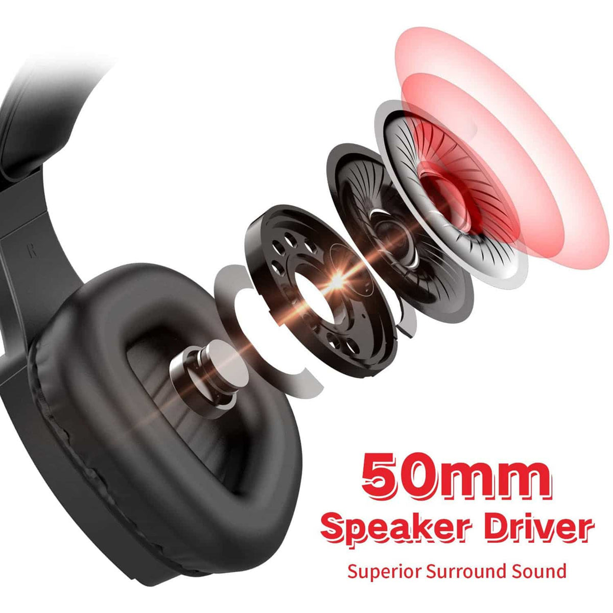 HAVIT H2025D RGB Wired Gaming Headset with 50mm Drivers & Volume Contr