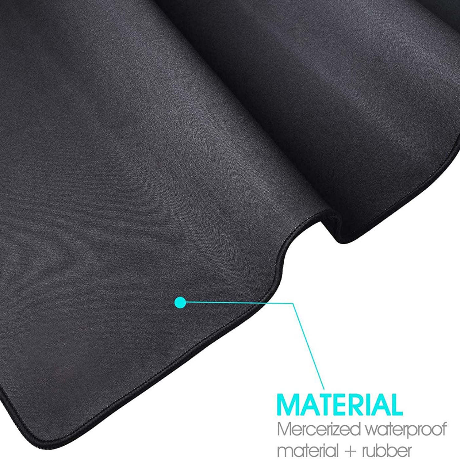 Extended Mouse Mat / Pad - HAVIT HV-MP855 - Waterproof - Black