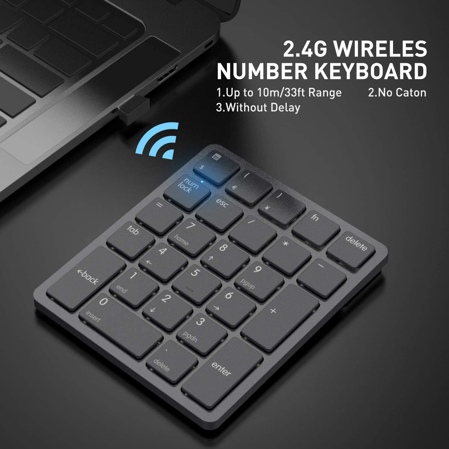 Wireless Number Keypad - HAVIT KB260GCM - 26-Key | HAVIT Online