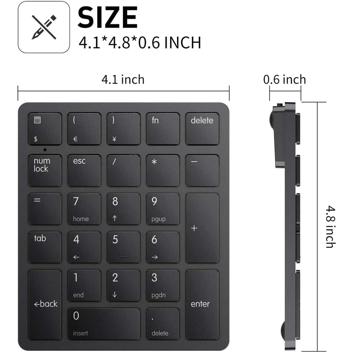 Wireless Number Keypad - HAVIT KB260GCM - 26-Key | HAVIT Online