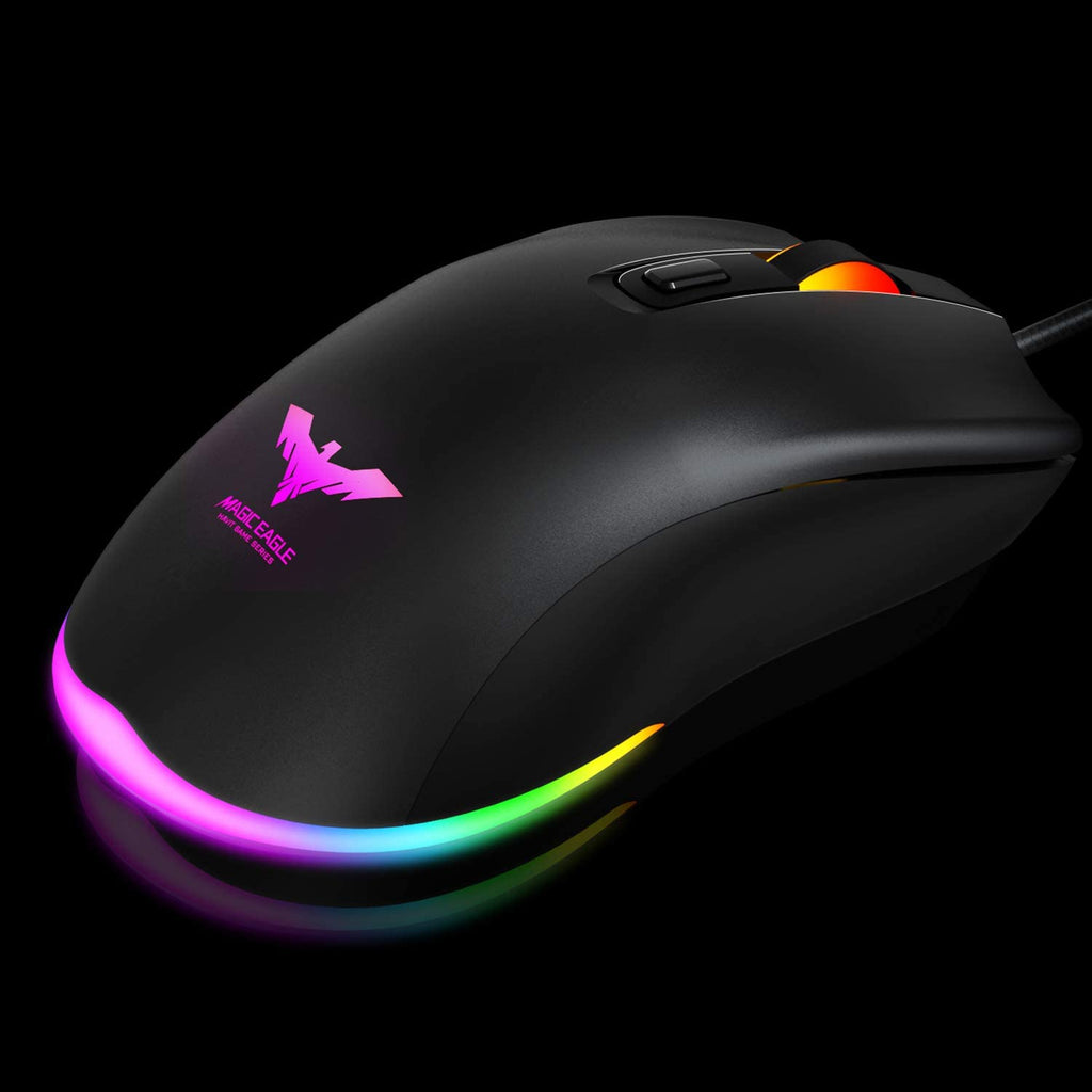 HAVIT MS732 RGB Gaming Mouse with 6400 DPI, Programmable, 7 Color Back