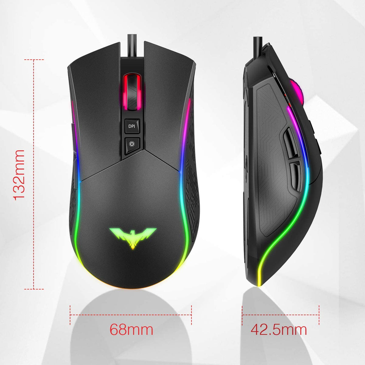 HAVIT MS733 RGB Programmable Gaming Mouse (2020 Version)