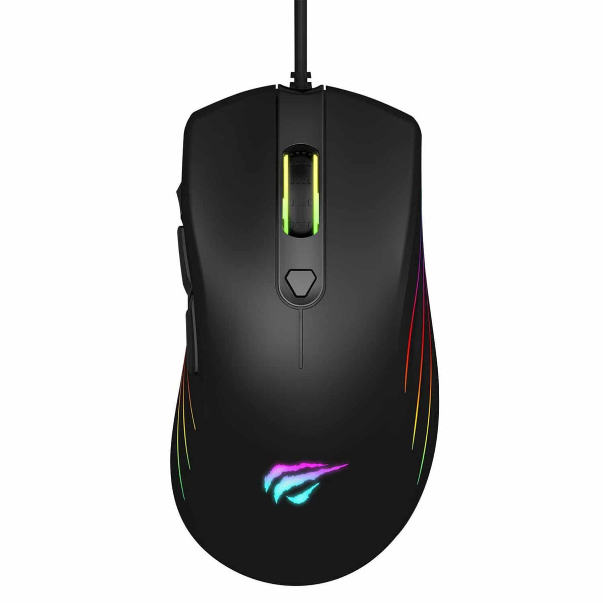 HAVIT MS762 Programmable Gaming Mouse with 7200 DPI, RGB Backlights, 7