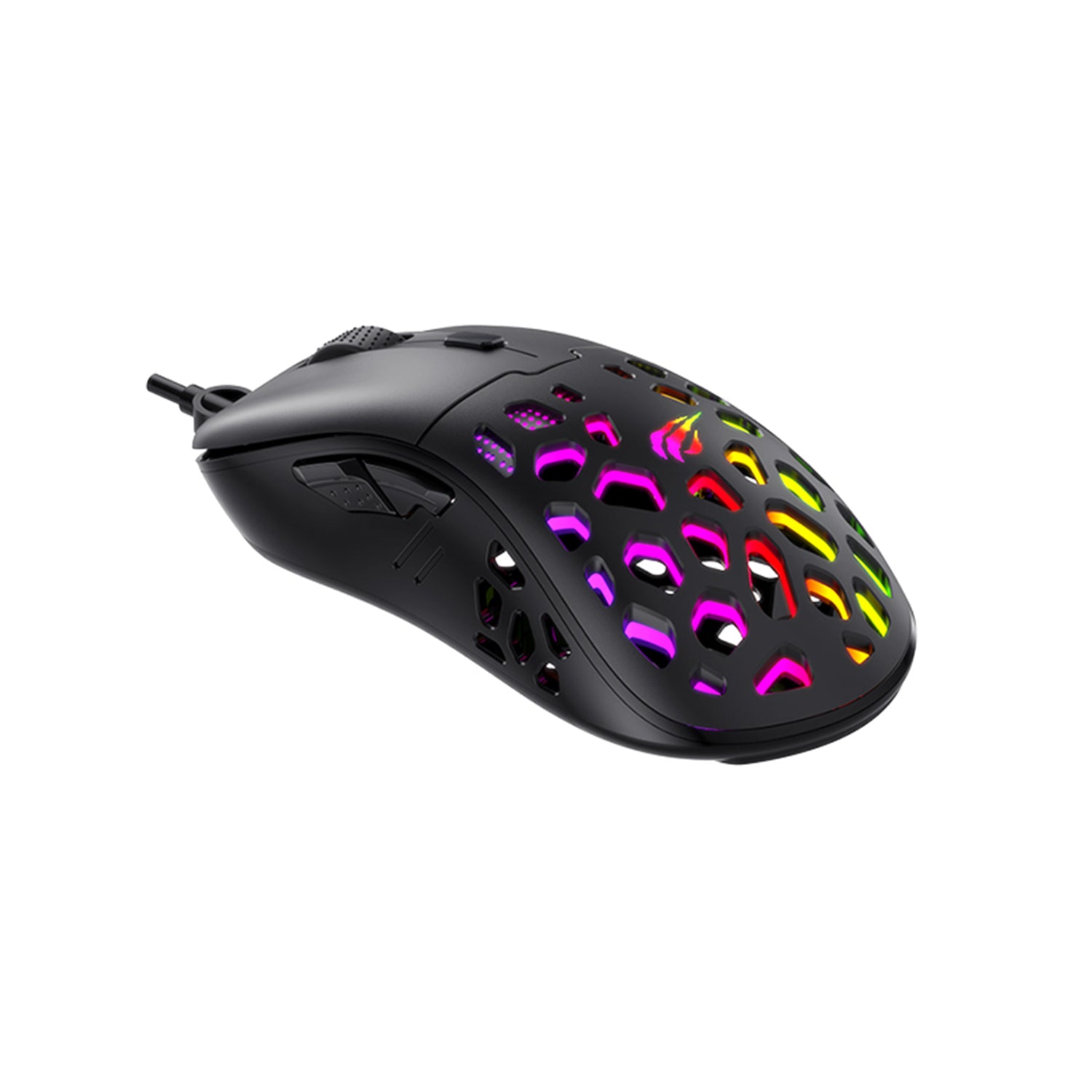 HAVIT MS955 RGB Progammable Gaming Mouse, Lightweight Honeycomb Shell,