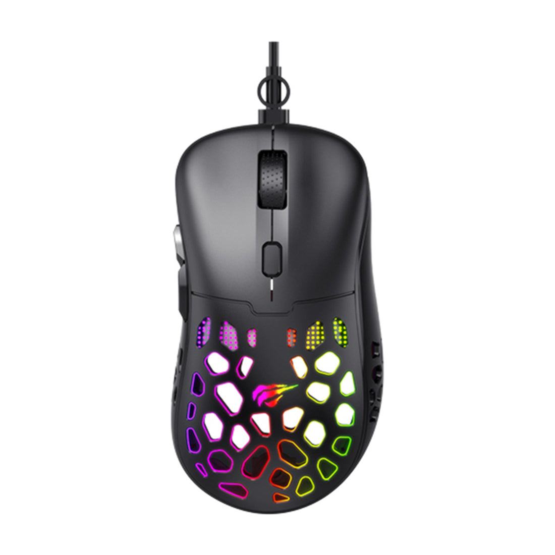 HAVIT MS955 RGB Progammable Gaming Mouse, Lightweight Honeycomb Shell,