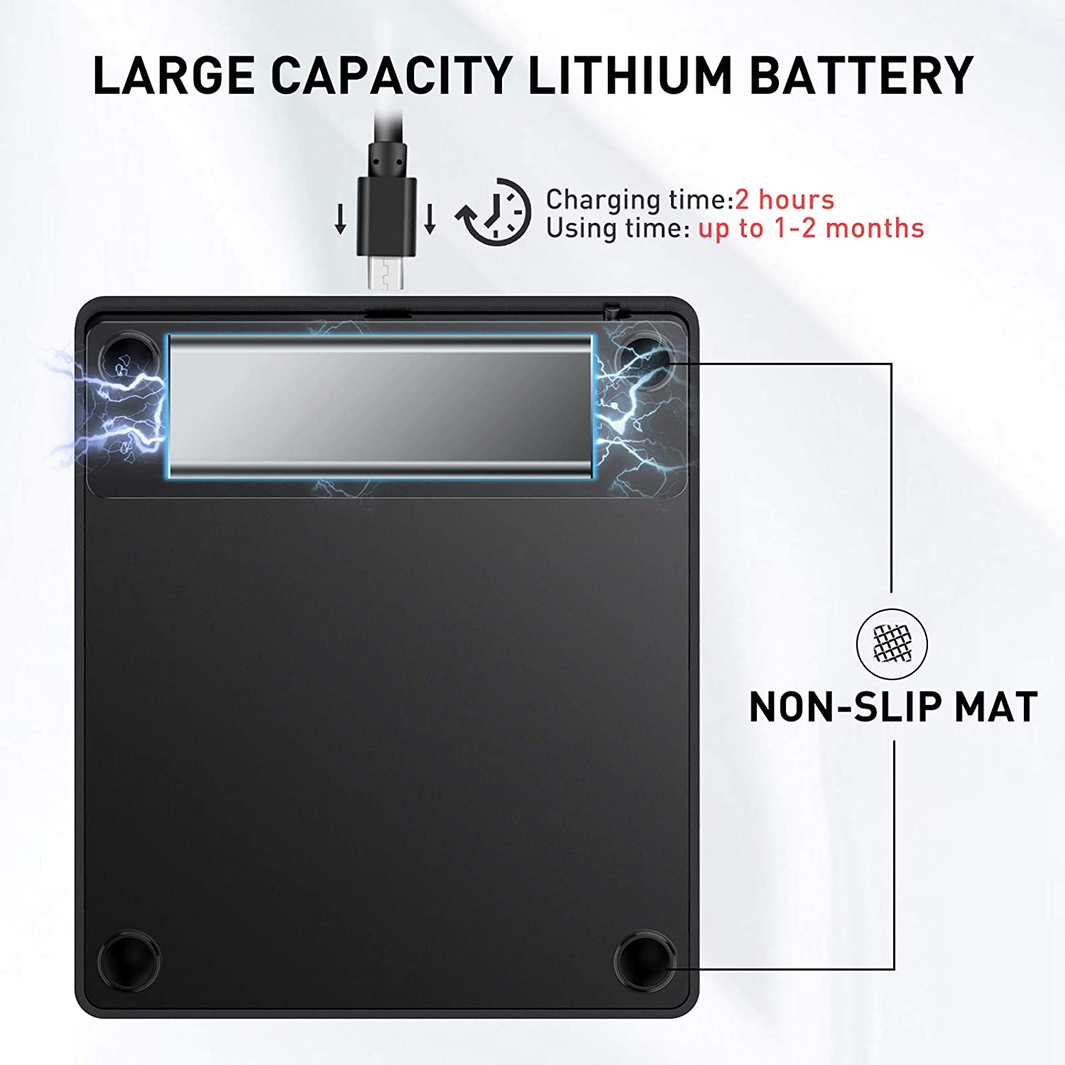 HAVIT smart26 26 Keys Bluetooth Number Pad for Mac OS & Window System【