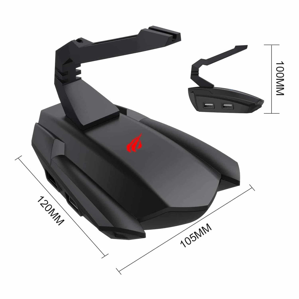 HAVIT TH701U Mouse Bungee with 4 Port USB Hub & 7 Colors Backlight