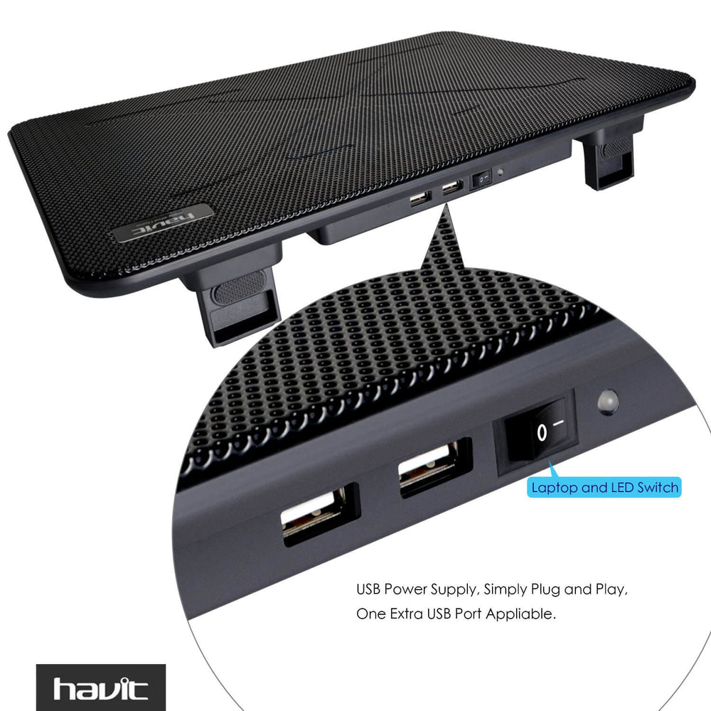HAVIT HV-F2056 15.6 - 17 Inch Laptop Cooler - HAVIT Online