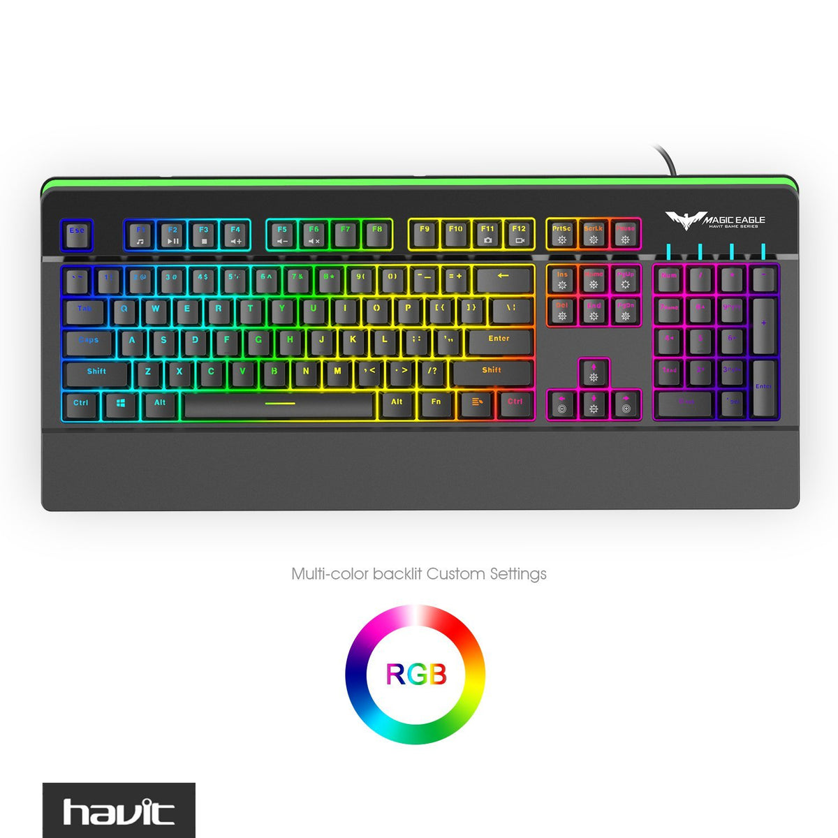 HAVIT HV-KB389L RGB Backlit Mechanical Gaming Keyboard