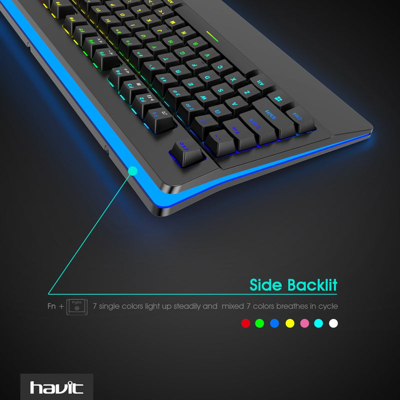 HAVIT HV-KB389L RGB Backlit Mechanical Gaming Keyboard