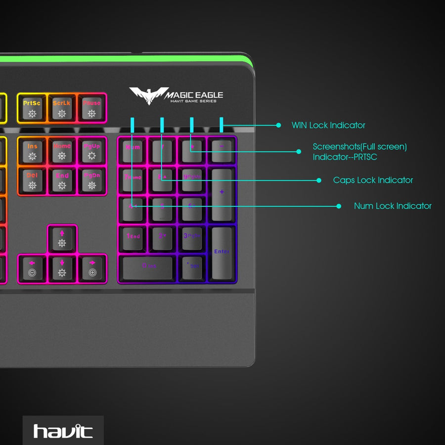 HAVIT HV-KB389L RGB Backlit Mechanical Gaming Keyboard
