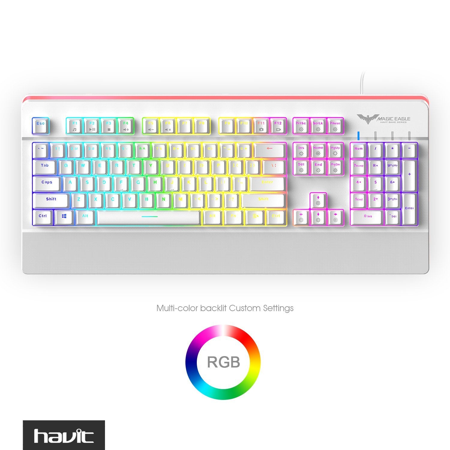 HAVIT HV-KB389L RGB Backlit Mechanical Gaming Keyboard