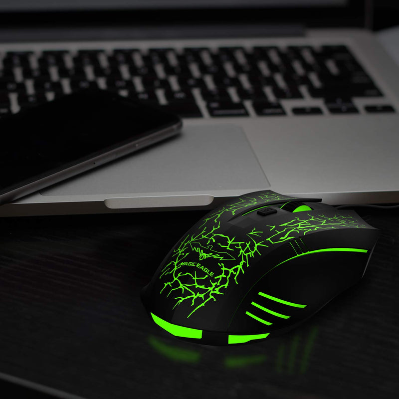 HAVIT HV-MS672 Ergonomic LED Stress-Ease Wired Mouse (Updated Version)