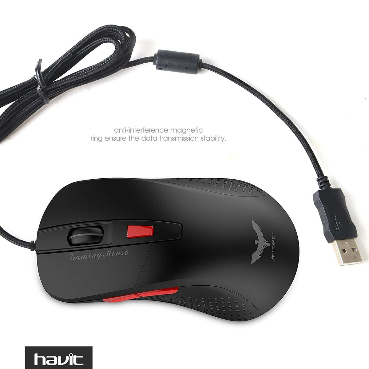 HAVIT HV-MS745 Ergonomic Gaming Mouse - AVAGO 5050 - 2800 DPI - 4 LED