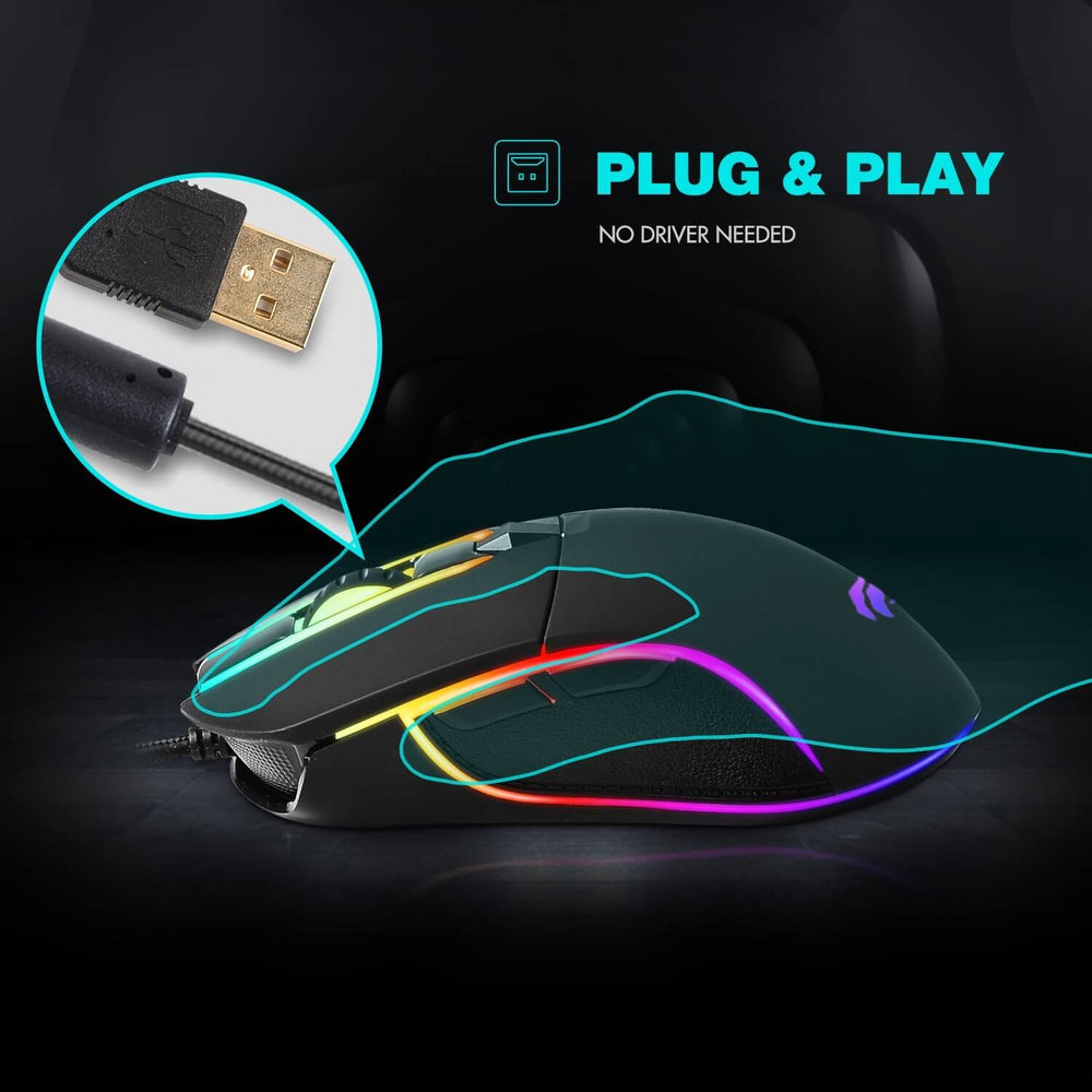 6-Button Gaming Mouse with Avago A3050 Chipset - HAVIT HV-MS761