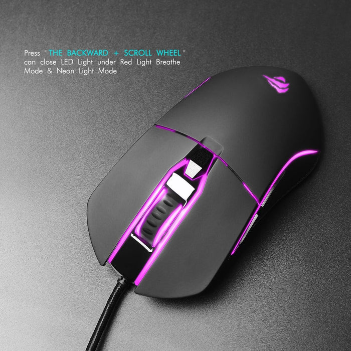 6-Button Gaming Mouse with Avago A3050 Chipset - HAVIT HV-MS761