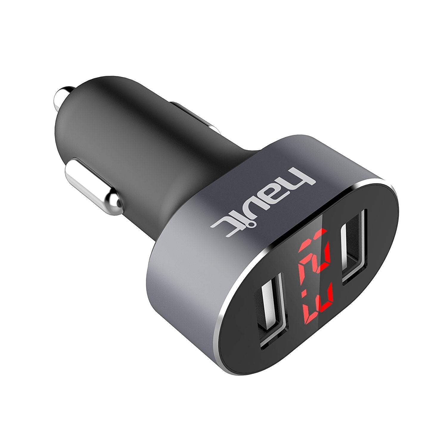 2.4A Car Charger - Voltage Display - 2 Smart USB Ports - HAVIT HV-Q3