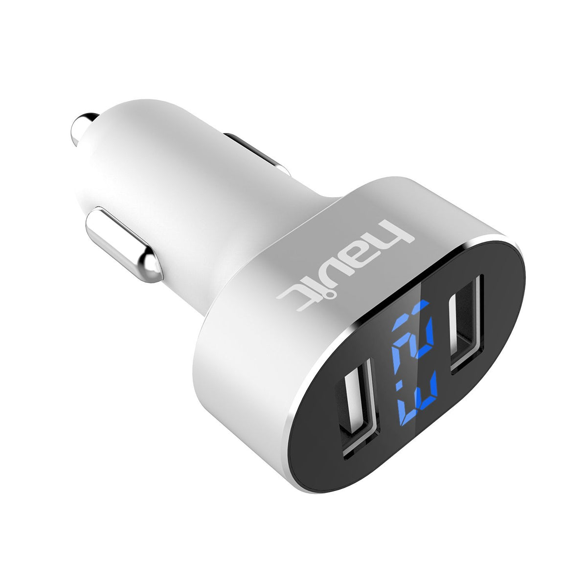 3.1A Car Charger - Voltage Display - Dual Smart USB - HAVIT HV-Q5